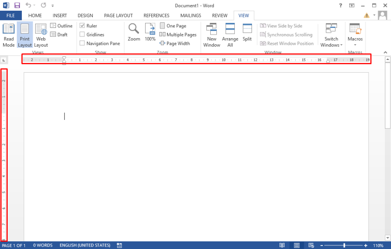 Cara Menampilkan Penggaris Microsot Word dengan Mudah
