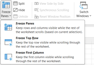 Cara Buat Freeze Panes di Microsoft Excel - Pram Eko